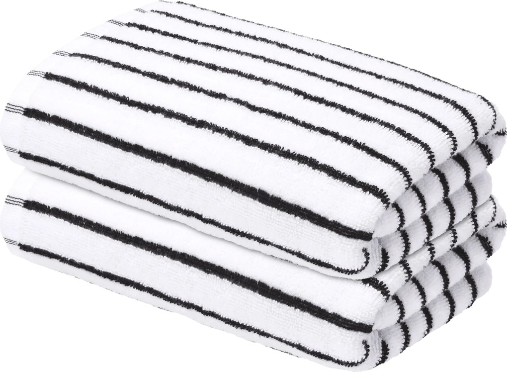 Livarno® Froté ručník, 2 kusy, 50 x 100 cm (bílá)