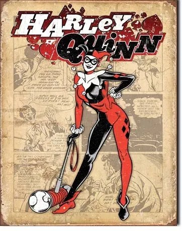 Plechová cedule: Harley Quinn (1)