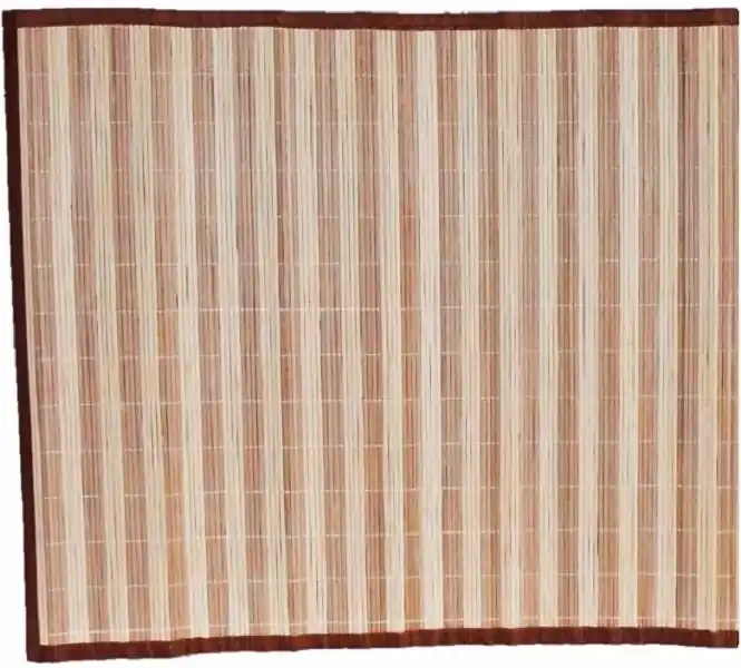 Bamboozone Rohož bambusová, za postel, na zeď, s textilií, dvoubarevná, 90  x 200 cm | Biano