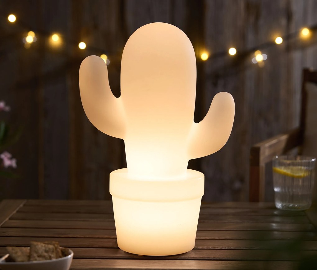 Tchibo - LED venkovní dobíjecí stolní lampa, kaktus