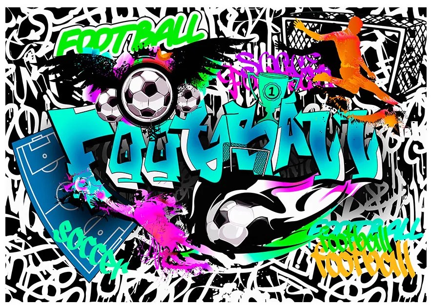 Fototapeta - Sportovní graffiti 200x140 + zdarma lepidlo