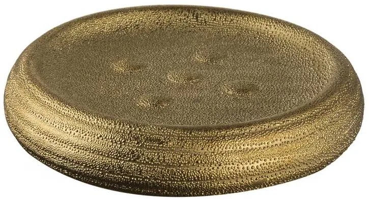 BISK Erga Gold, miska na mýdlo na postavení, zlatá strukturovaná, ERG-06304