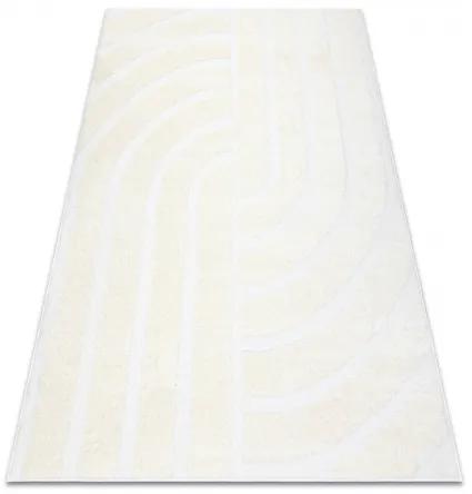 Moderní koberec MODE 8631 geometrická krémová velikost 180x270 cm | krásné koberce cz