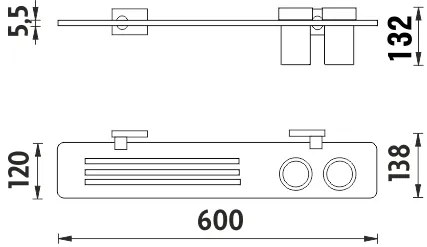 Nimco Police IXI se sklenkami KE X360-58DW-26