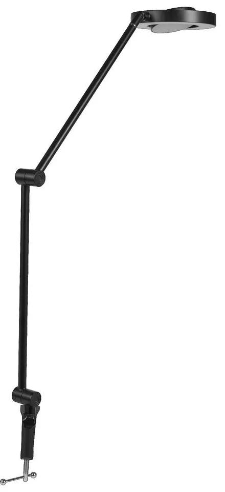 Chytrá WiFi černá LED stolní lampa PANAN, laditelná bílá