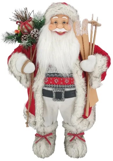 Dekorace Santa Claus Červeno-bílý 80cm