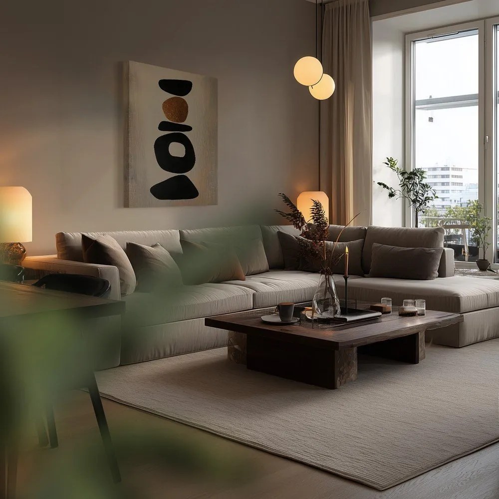 Tištěný obraz na plátně 70x100 cm Stones – Styler