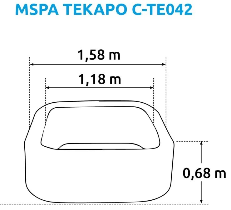 Vířivý bazén MSPA Tekapo C-TE042