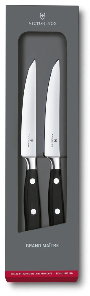 VICTORINOX Sada 2 steakových nožů Grand Maître rovné ostří