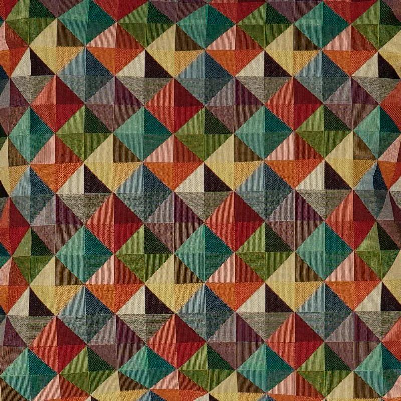 SCANquilt povlak SOFA triangles multi 45 x 45 cm