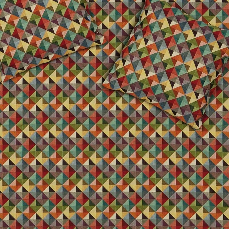 SCANquilt povlak SOFA triangles multi 45 x 45 cm