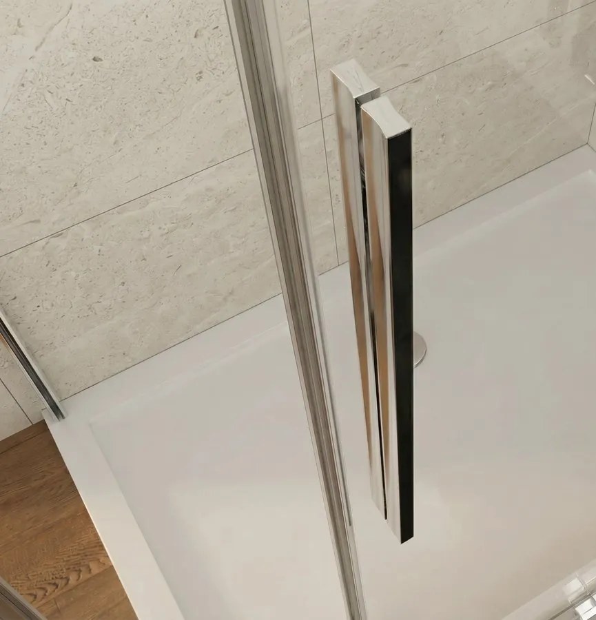 Gelco Luxor sprchové dveře do niky 120 x 200 cm posuvné chrom čiré sklo GU1212CH