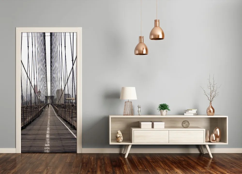 Fototapeta samolepící na dveře Brooklyn most 95x205 cm