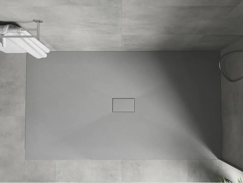 Mexen Hugo, SMC obdélníková sprchová vanička 170 x 100 cm, šedá, 42611017