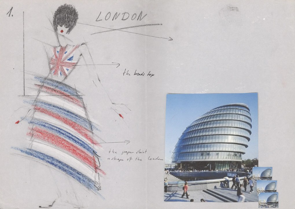 Liběna Rochová | London Rám: Bílý, Velikost: 20 x 30 cm
