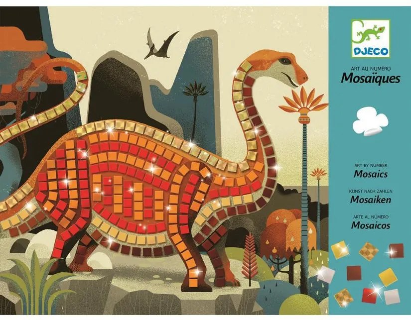 Djeco Mozaika dinosauři