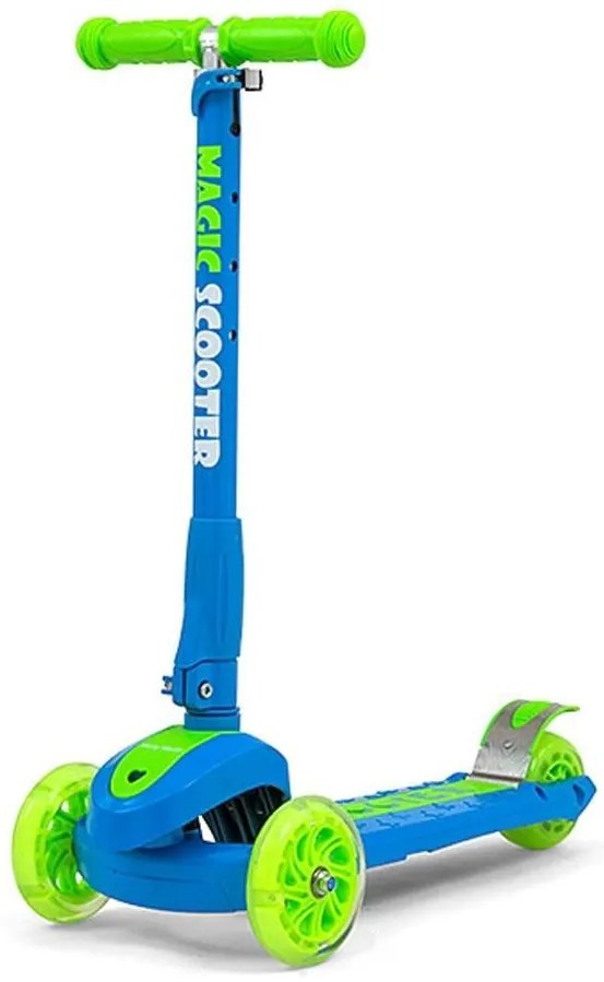 Koloběžka milly mally dětská koloběžka magic scooter blue-green