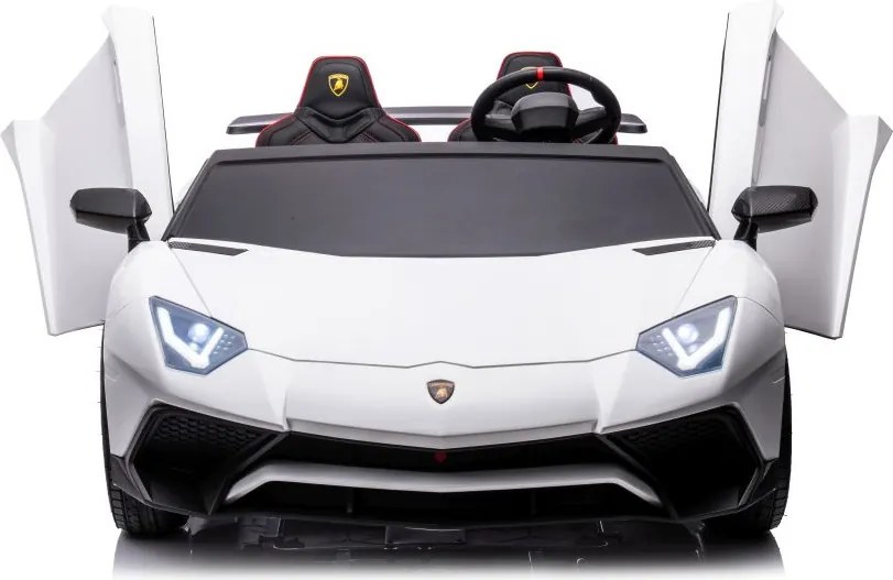LEAN CARS Elektrické autíčko Lamborghini XXL A8803 bílé 24V