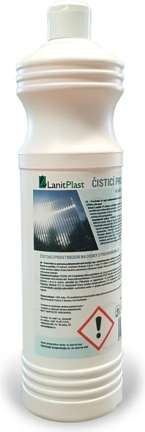 LANIT PLAST, s.r.o. čisticí prostředek LANITPLAST na desky z polykarbonátu LG1603