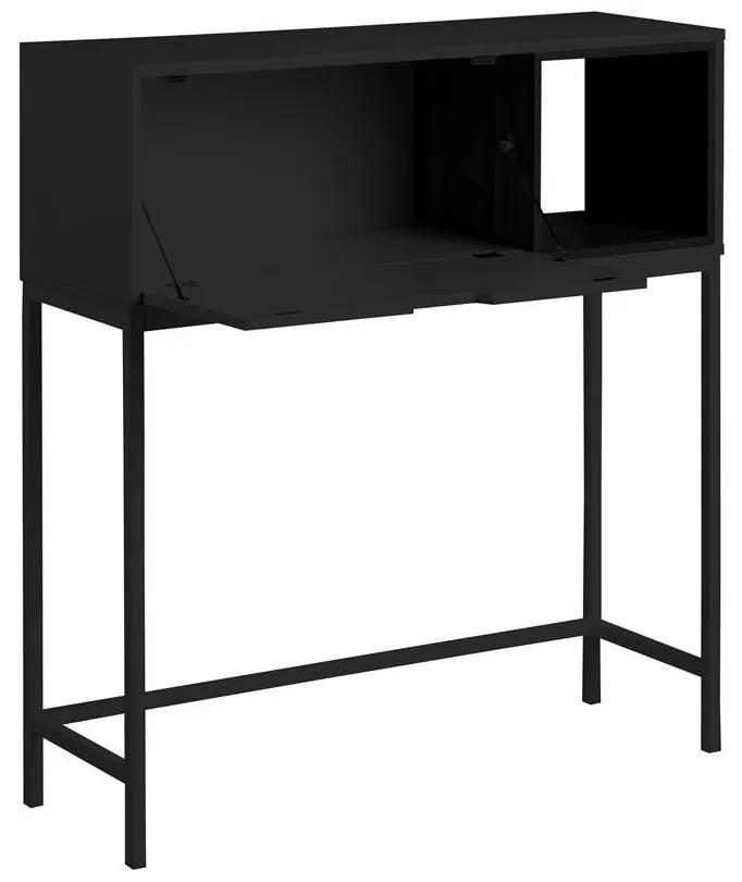 Bighome - Příruční stůl SATLEY 91,5 cm, černá