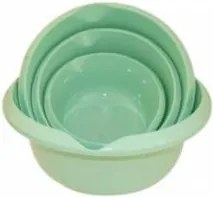 Plastové misky - set 4 ks - žluté