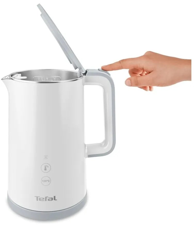 Bílá rychlovarná konvice 1,5 l Sense KO693110 – Tefal