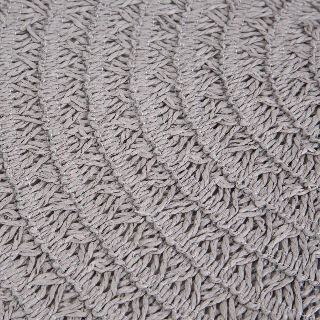 SADA 6KS PROSTÍRÁNÍ NA STŮL BOHO 9 (FI) 38 CM TMAVĚŠEDÁ