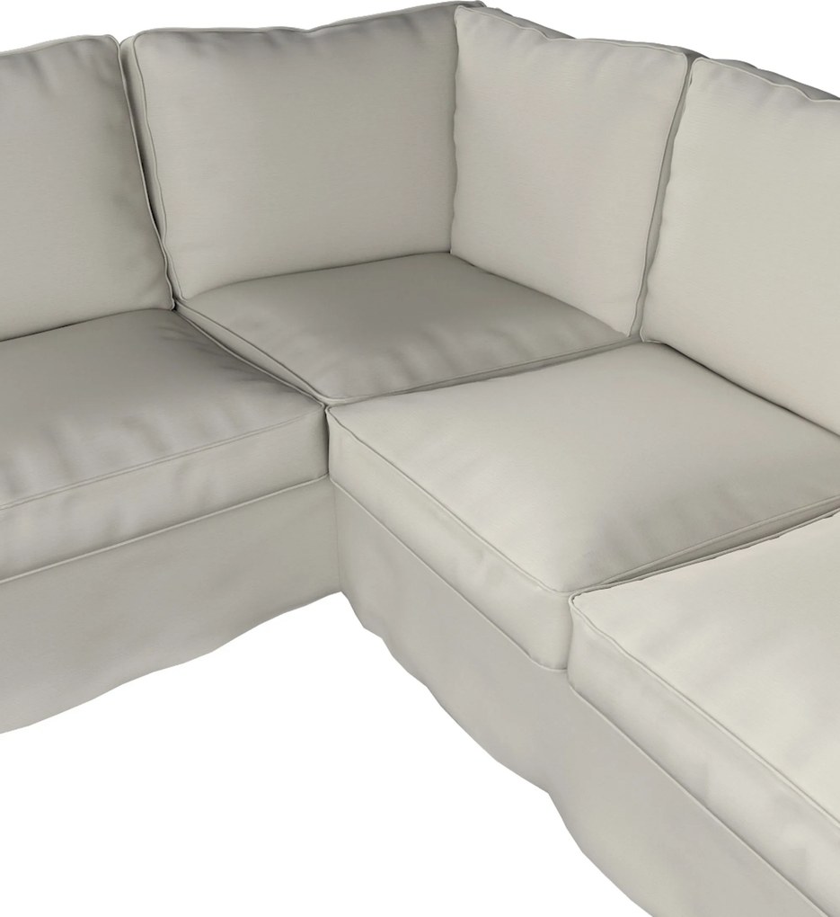Potah na pohovku IKEA Ektorp rohová barva šedá
