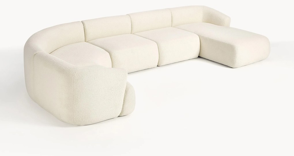 Modulární plyšová XL pohovka Sofia
