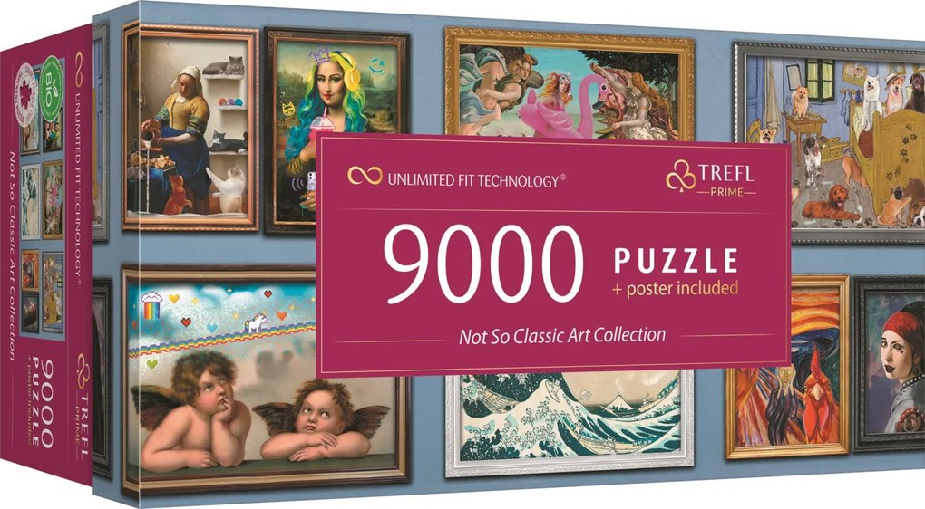 Puzzle trefl puzzle uft netradiční umění 9 000 dílků