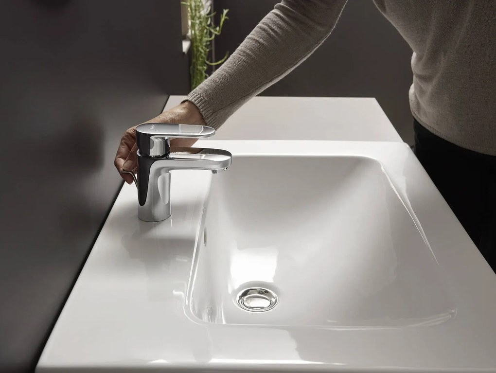 Hansgrohe Vernis Blend, umyvadlová baterie 70 s výpustí, EcoSmart, chromová, 71550000