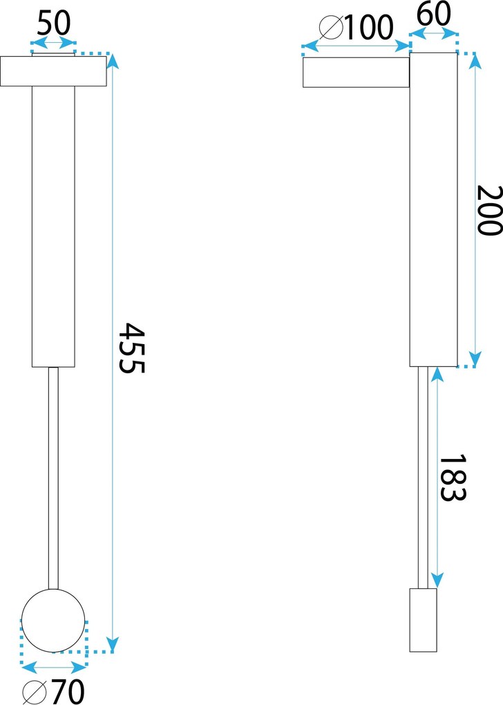 Toolight Toolight, LED nástěnné svítidlo, 13W, APP1600-W, černá-zlatá matná, OSW-01592