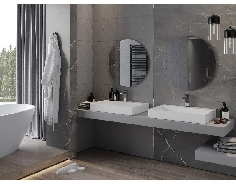 Mexen Alto, kulaté koupelnové zrcadlo 70 cm, 9853-070-070-000-00
