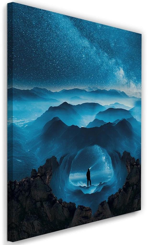 Gario Obraz na plátně Modré vrcholy - Rokibul Hasan Rozměry: 40 x 60 cm