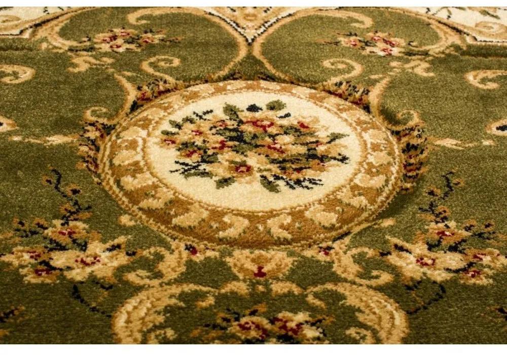 Kusový koberec klasický vzor 3 zelený 70x140cm