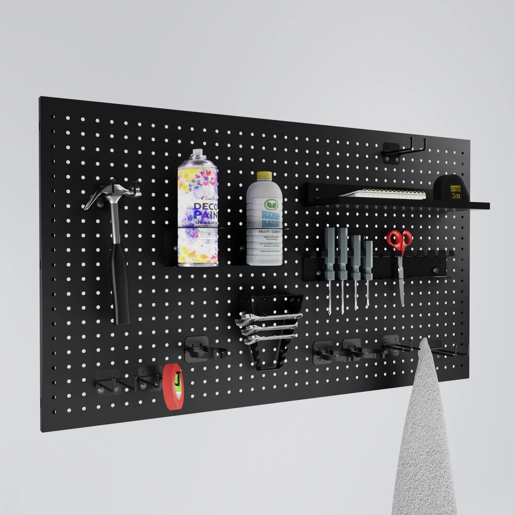 Kovový nástěnný panel na nářadí 100x60 cm - 2 ks