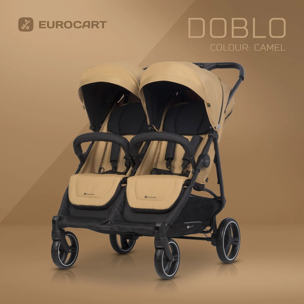 Sourozenecký kočárek Euro-Cart Doblo Camel