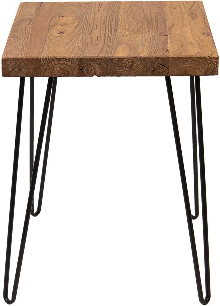 Čtvercový konferenční designový stolek - 40*40*51 cm