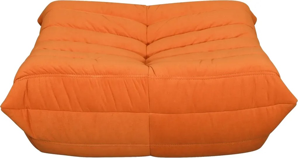 Taburet Nua 86 cm samet oranžový