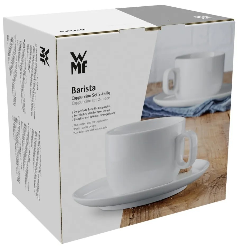 Bílé porcelánové šálky v sadě 2 ks na cappuccino 160 ml Barista – WMF