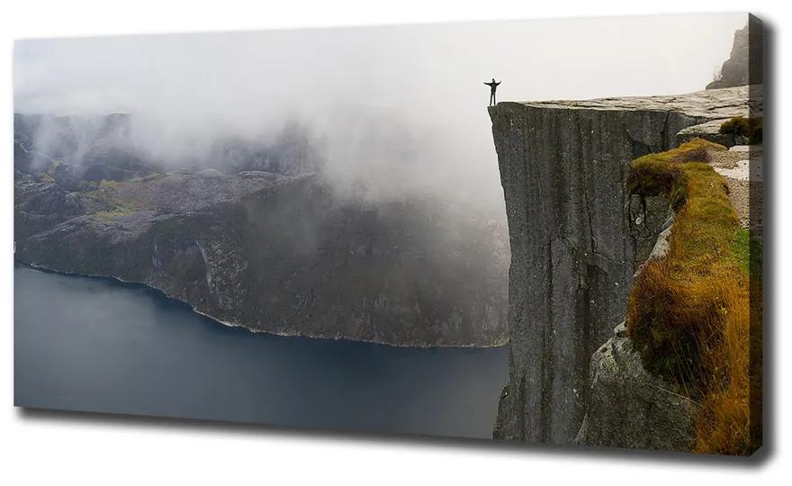 Wallmuralia Foto obraz na plátně Norsko útes 140x70 cm