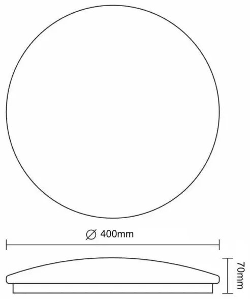 LED Stropní svítidlo STAR LED/36W/230V 3000-6500K + dálkové ovládání