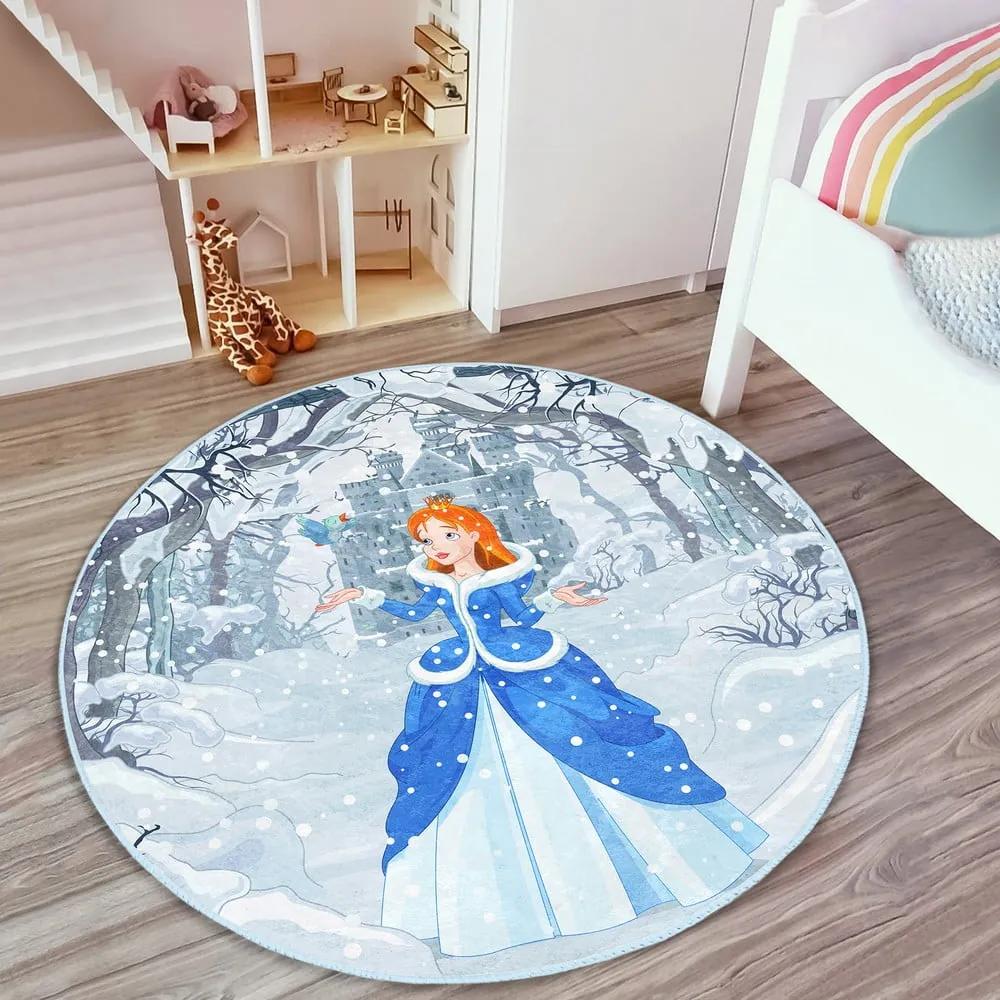 Modrý dětský koberec ø 100 cm Comfort – Mila Home