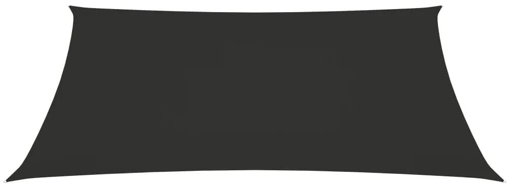 Stínící plachta oxfordská látka obdélníková 4 x 5 m antracitová
