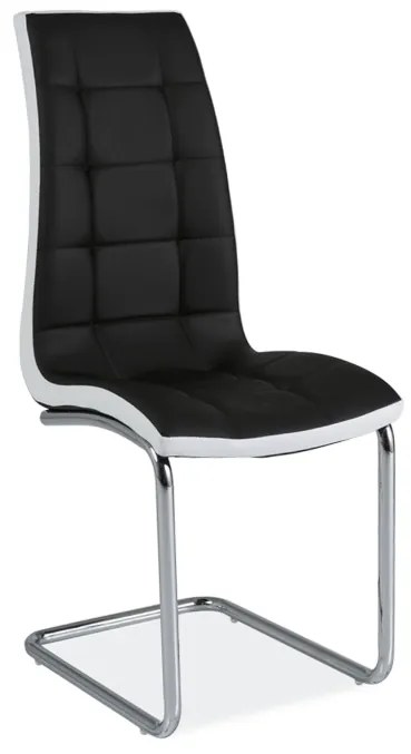 MAXIVA Jídelní židle - H-103, ekokůže, různé barvy na výběr Čalounění: černá/bílá (ekokůže)