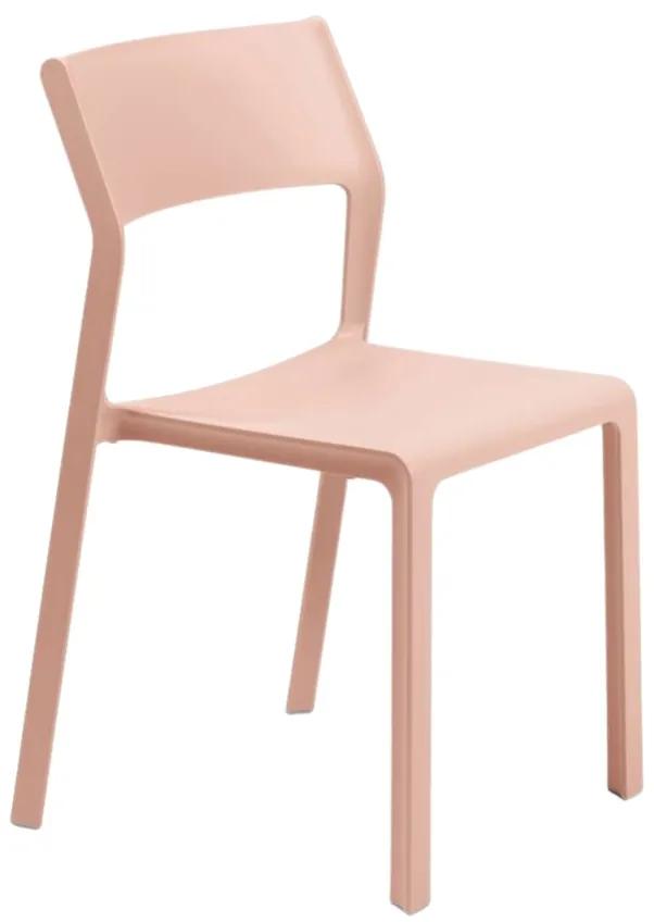 OnaDnes -20% Nardi Lososově růžová plastová zahradní židle Trill