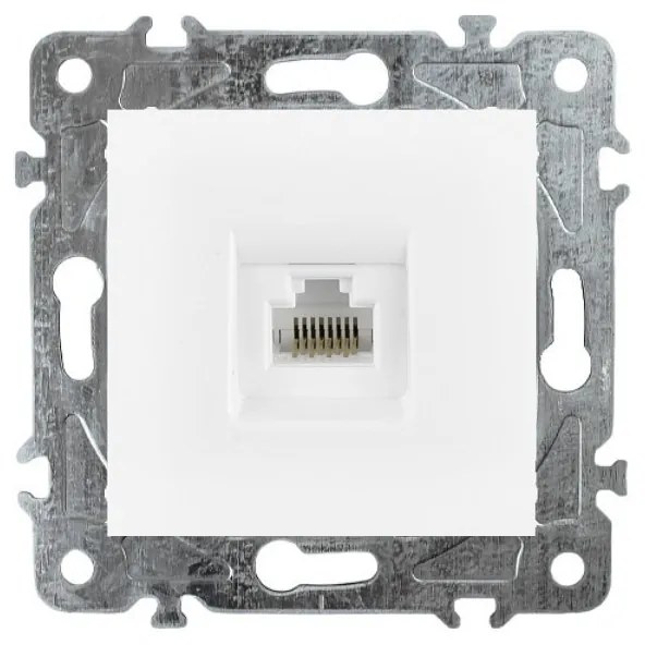 Elhard Datová zásuvka Royal RJ45, bílá YK2121W