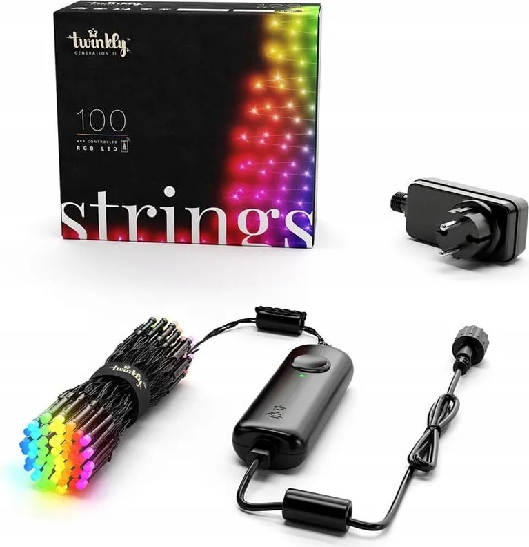 Vánoční osvětlení na stromeček Twinkly Strings 100 Led Rgb 8 m