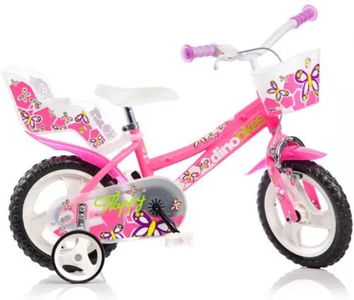 Dino Bikes 126RL Dětské kolo 12&quot;, růžové
