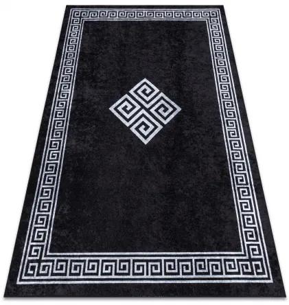 Dywany Luszczow Dětský kusový koberec MIRO 52071.804 pratelný  Rám, řecký protiskluz, černý / bílá Rozměr koberce: 140 x 190 cm